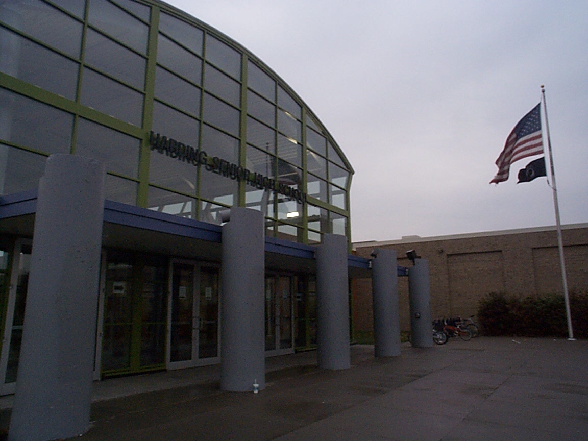 ahh the triumphant site that is hardly high school eh i mean harding ...