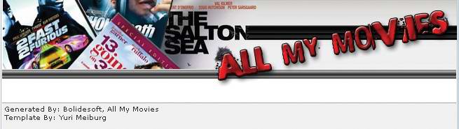 All My Movies Database - Template By: Yuri Meiburg