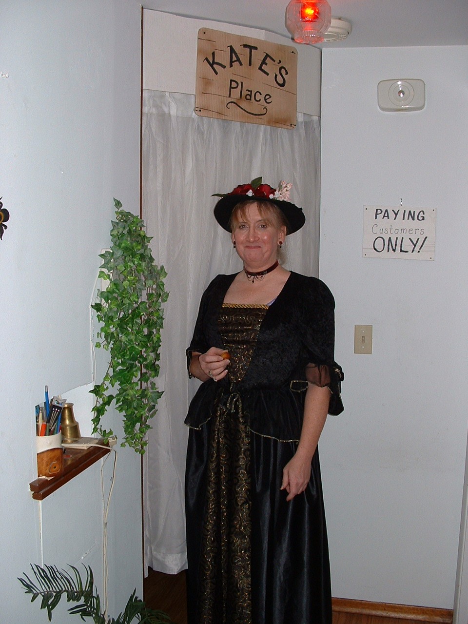 Katie as "Big nose Kate Elder"