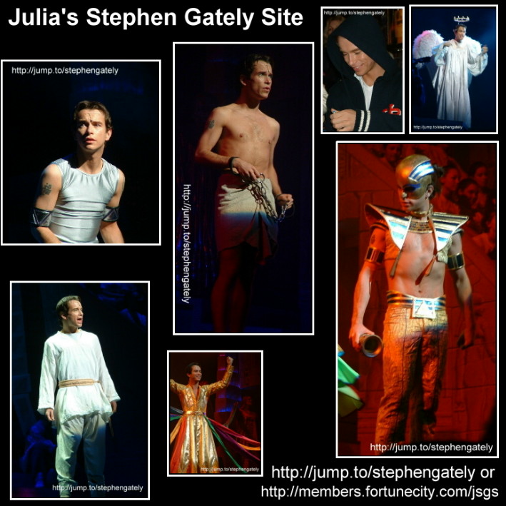 Julia's Stephen Gately Site - Screen Savers and Wallpapers