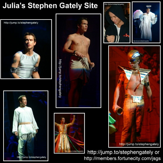 Julia's Stephen Gately Site - Screen Savers and Wallpapers