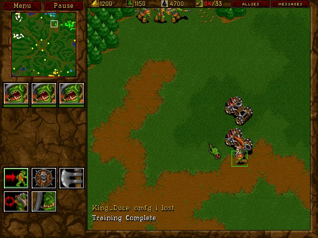 And there he is building an alter at hall.