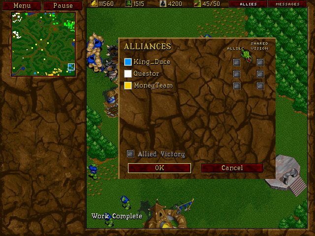 And there he is building an alter at hall.