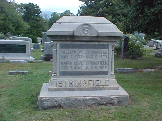 Graves of William Holland Thomas and William W. Stringfield of the ...