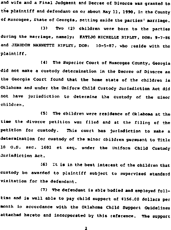 I had been faithful in paying my child support on time