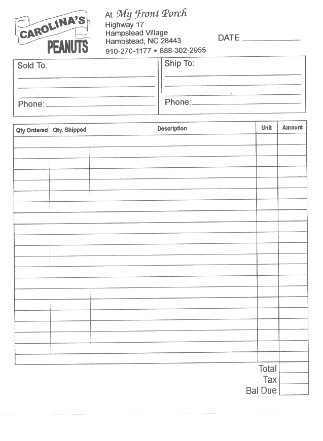 ORDER FORM
