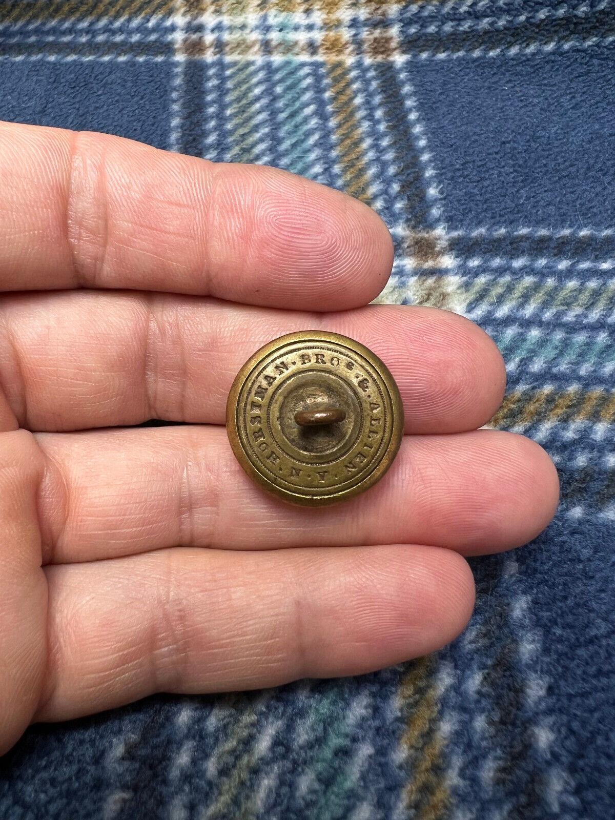 Civil War Ulster Guard New York Militia Coat Button Tice NY271 A.1 ...