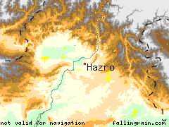 Map of Hazro, Map of Chach, Local Weather Info, Distance of athor ...