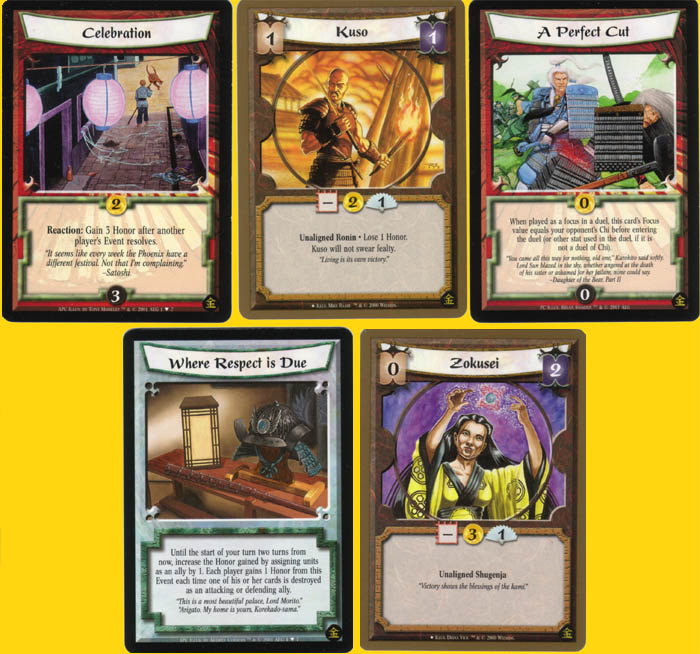 Promotional L5R Cards 2001