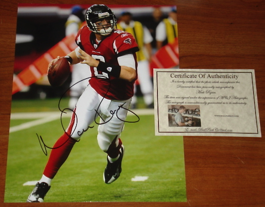 Matt Ryan Autographed Photo