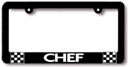 Chef Frames chef plate frame license plate frame for your car