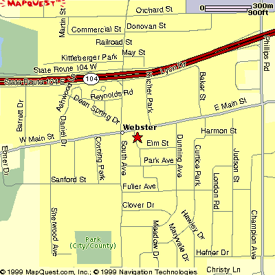 Map of Webster Museum location
