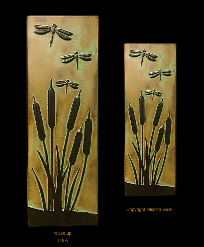 Arts & Crafts Crow, Heron, Owl, Rabbit, Bird & Cat Tiles at Mission Guild Studio, Arts & Crafts ...