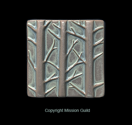 Tree Tiles at Mission Guild Studio, Landscape Tiles, Tree of Life Tiles ...
