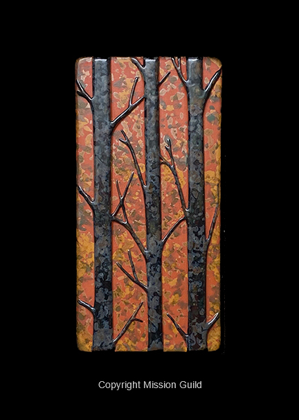Tree Tiles at Mission Guild Studio, Landscape Tiles, Tree of Life Tiles ...