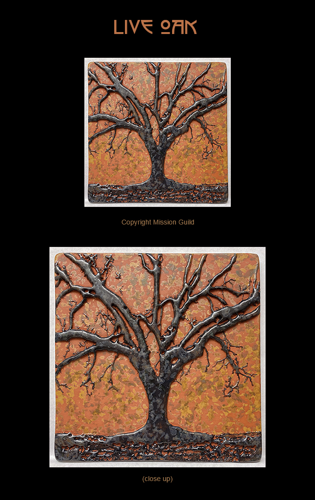 Tree Tiles at Mission Guild Studio, Landscape Tiles, Tree of Life Tiles ...