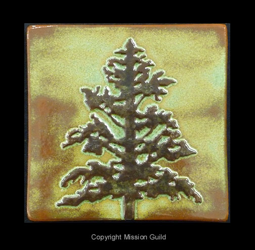 Tree Tiles at Mission Guild Studio, Landscape Tiles, Tree of Life Tiles ...