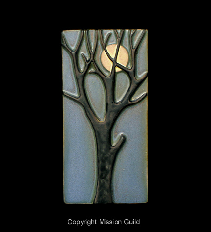 Tree Tiles at Mission Guild Studio, Landscape Tiles, Tree of Life Tiles ...