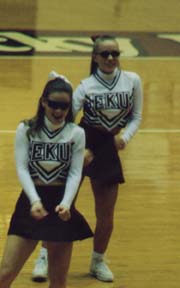Melanie's EKU Basketball Cheerleading Page