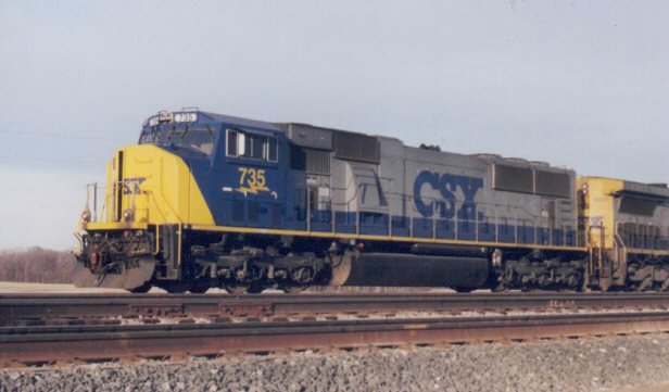CSX SD70AC #735