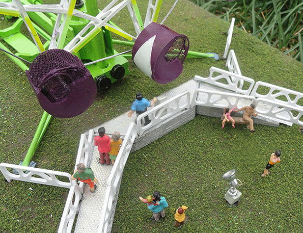 ...1:87 scale working Rock O Plane for a collector. Modified RAH kit ...