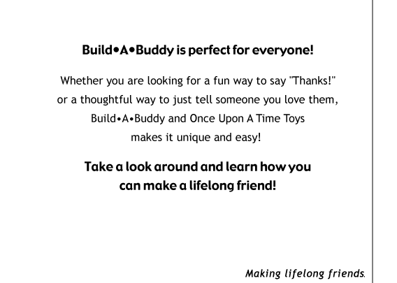 Welcome to Build•A•Buddy!