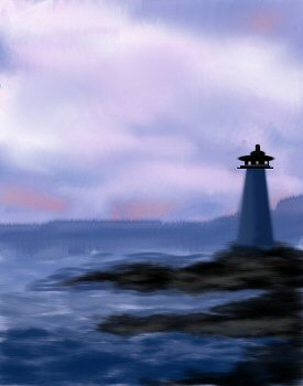 Gloria's Graphics with Paint Shop Pro/ Lighthouse Painting Tutorial