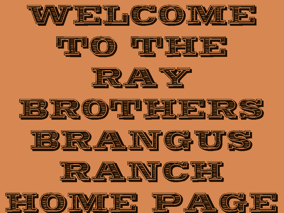 Ray Brothers Brangus Ranch Home Page