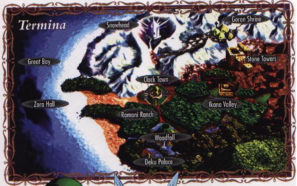 Map of Termina