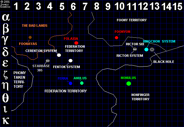 Federation Starchart: Alpha quadrant