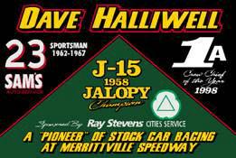 Dave Halliwell Racing Career Bio
