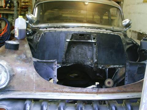 Scott Harr and his '73 Monte Carlo and '54 Chevy