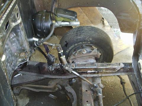 Scott Harr and his '73 Monte Carlo and '54 Chevy