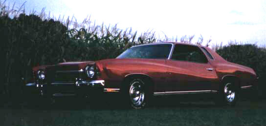 Scott Harr and his '73 Monte Carlo and '54 Chevy