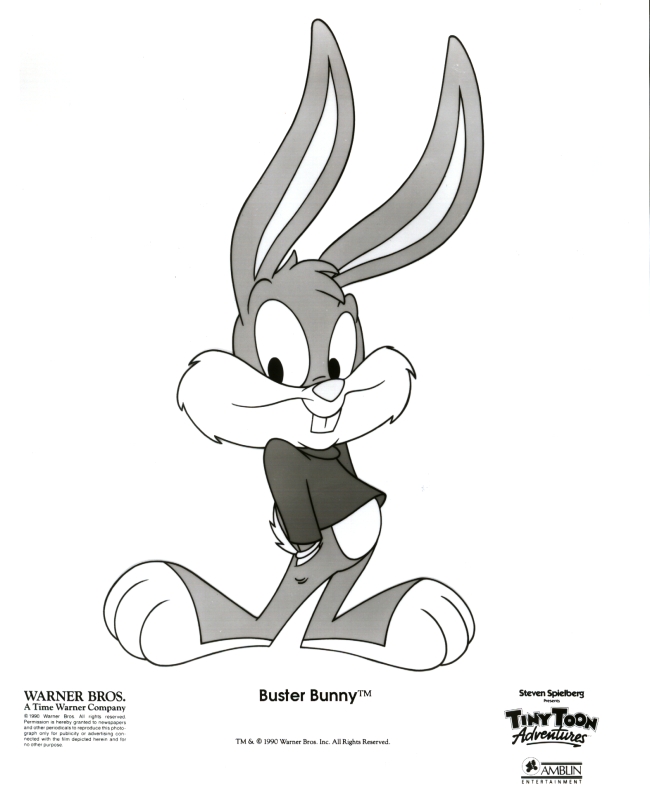 A B/W photo of Buster