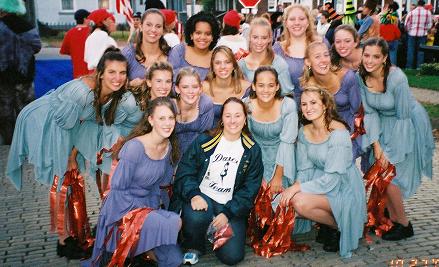 Me with some of the girls before the parade.