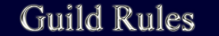 Guild Rules