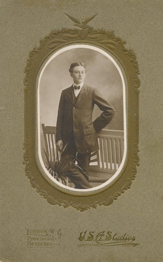 Albert was an assistant in a grocery shop, learing the trade, and ...