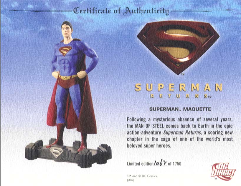 Superman Returns Maquette Statue Review