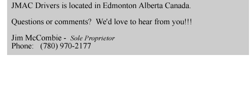 JMAC Drivers - Contact Us!