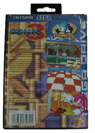 SONIC 3 - Für SEGA Megadrive