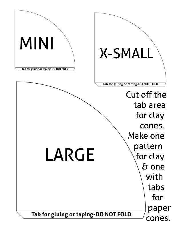 Christmas Cone Patterns