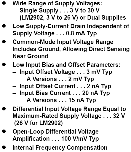 LM324 OpAmp