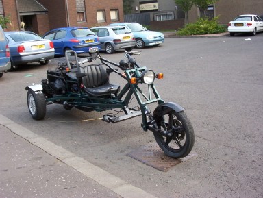 Modified Trike for the disabled an Alien Trike Metro Auto or Manual