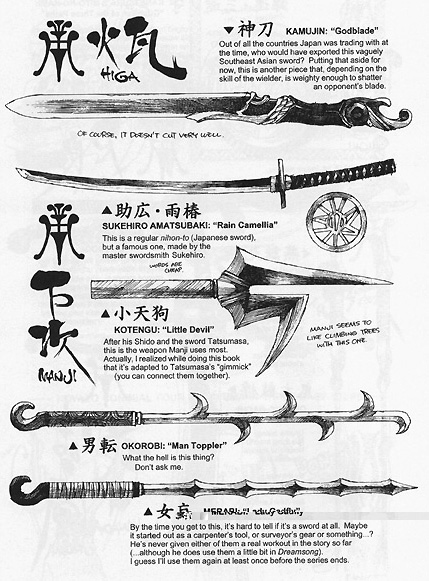 What are your favorite weapons in anime/manga? | NeoGAF