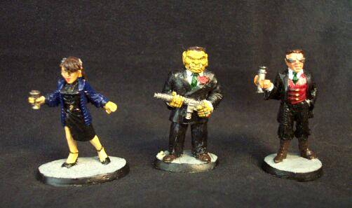 Painted Shadowrun Miniatures
