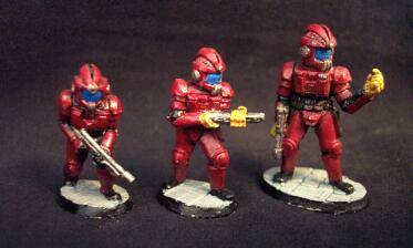 Painted Shadowrun Miniatures