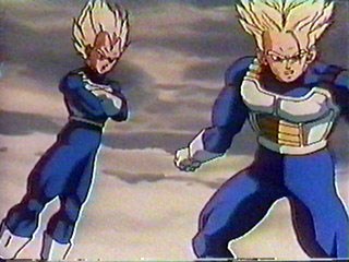 Click on the flaming pic below to go to the second page of Vegeta's ...