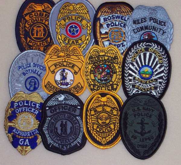 My Police Patch Collection