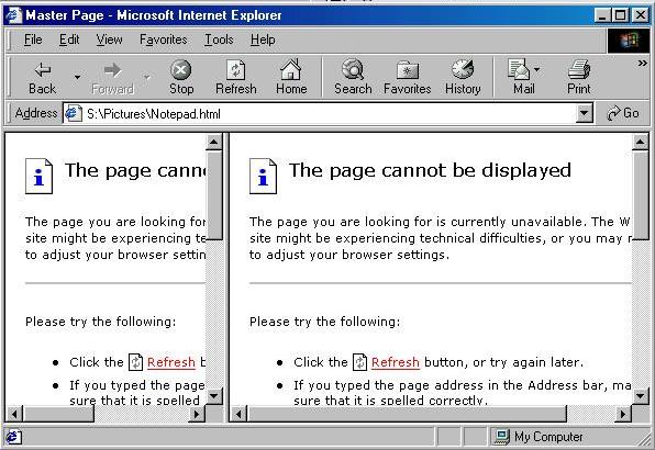Creating two websites that are in one browser.